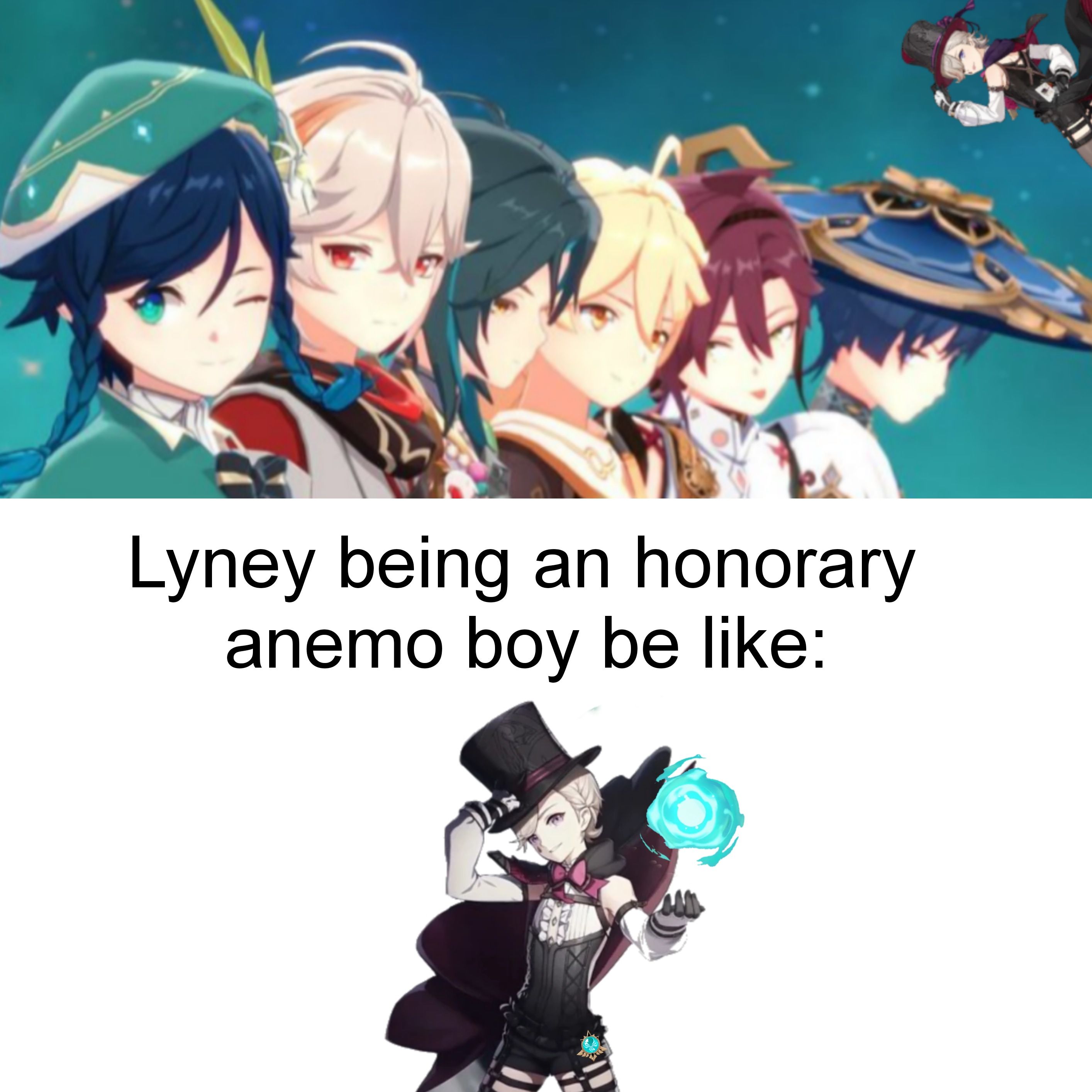 Lyney Being An Honorary Anemo Boy Genshin Impact | HoYoLAB