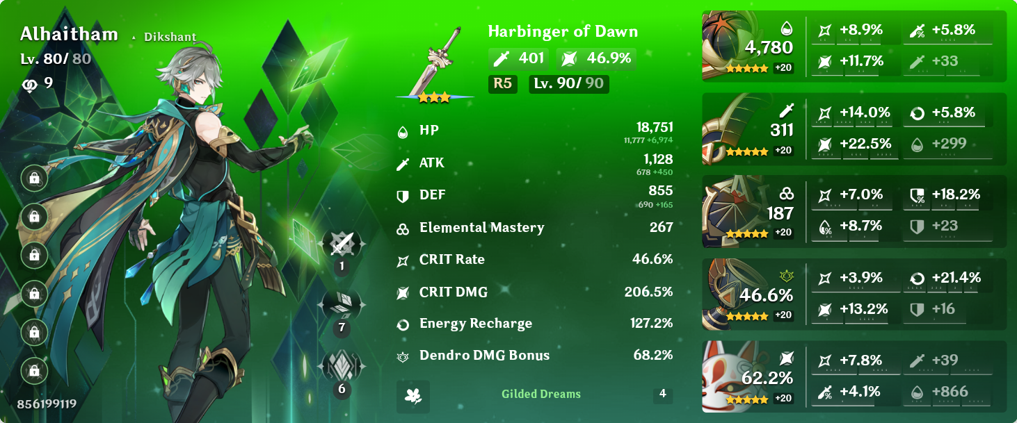 F2P Alhaitham Build any tips? Genshin Impact | HoYoLAB