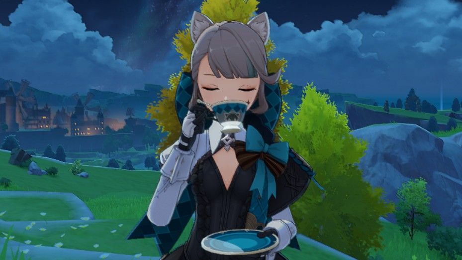 Quero dicas de como melhorar minha Lacrette- digo, Lynette 😌🫴 Genshin ...