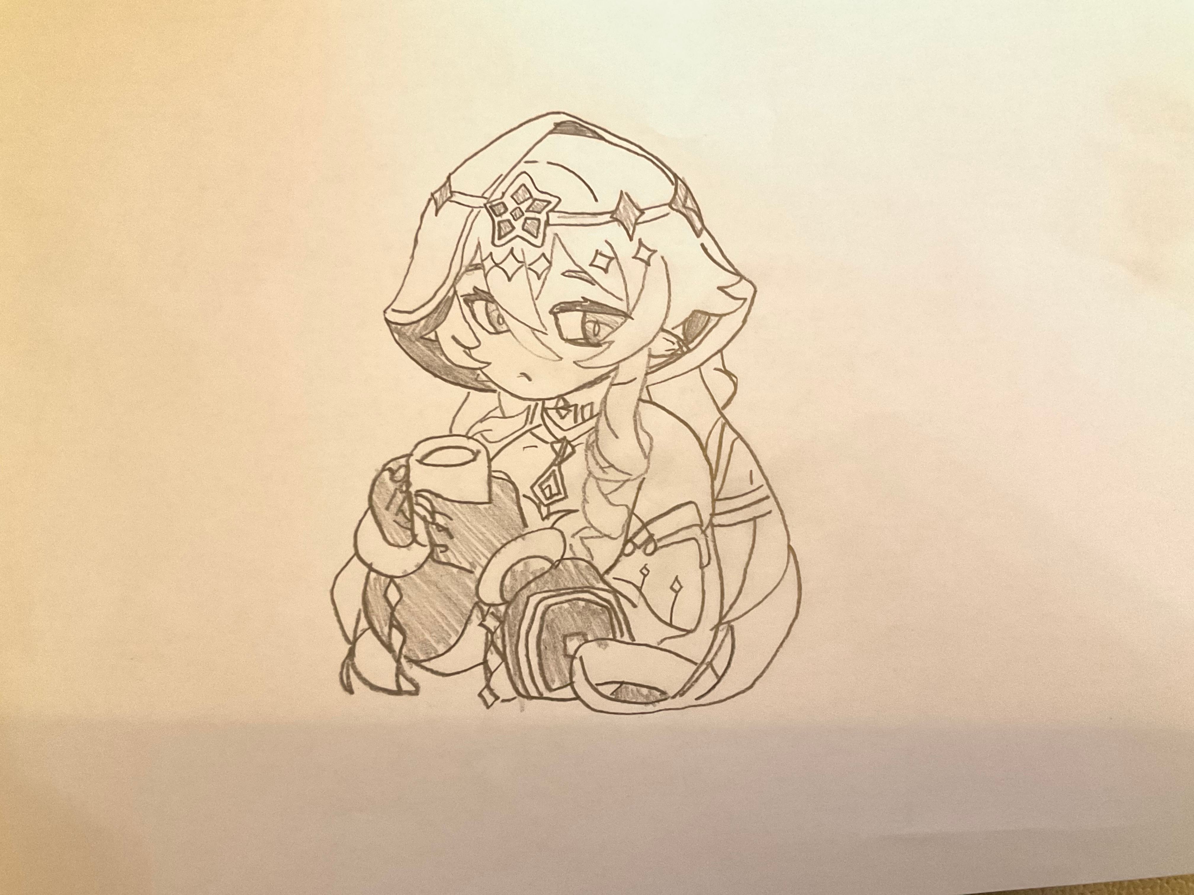 Quick drawing of Layla Genshin Impact | HoYoLAB