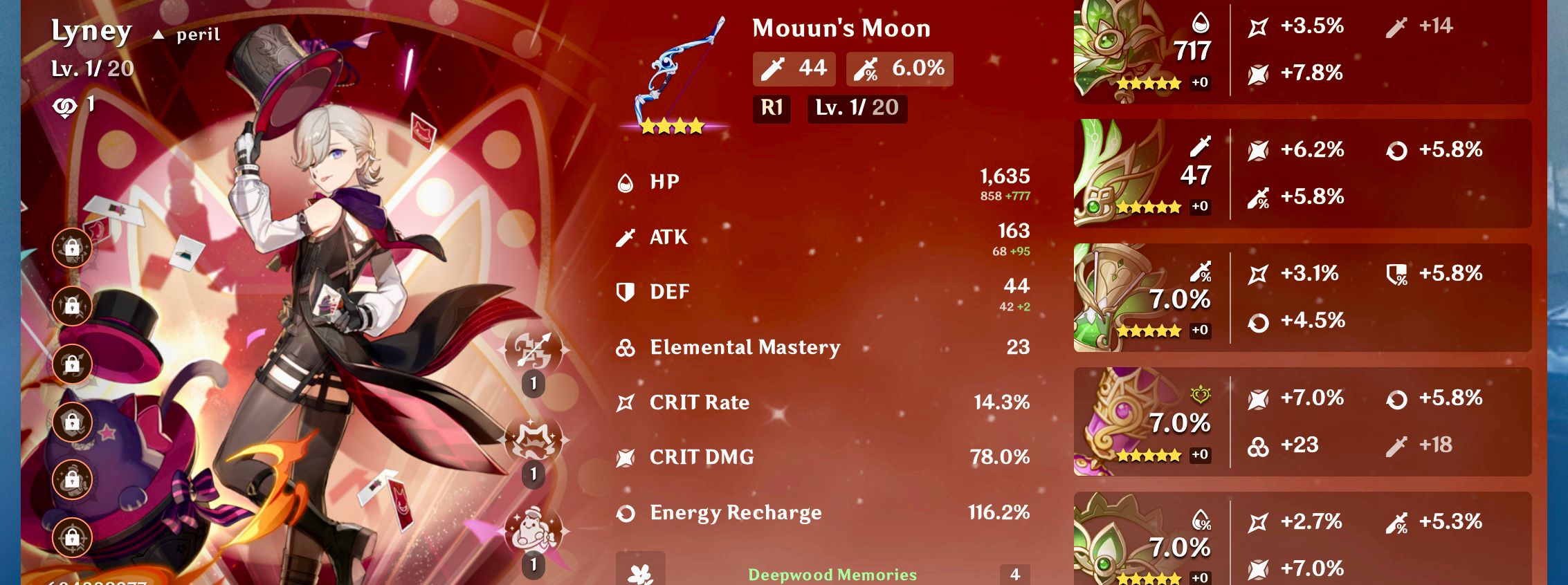 my "totally awsome lyney build"(check description) Genshin Impact | HoYoLAB