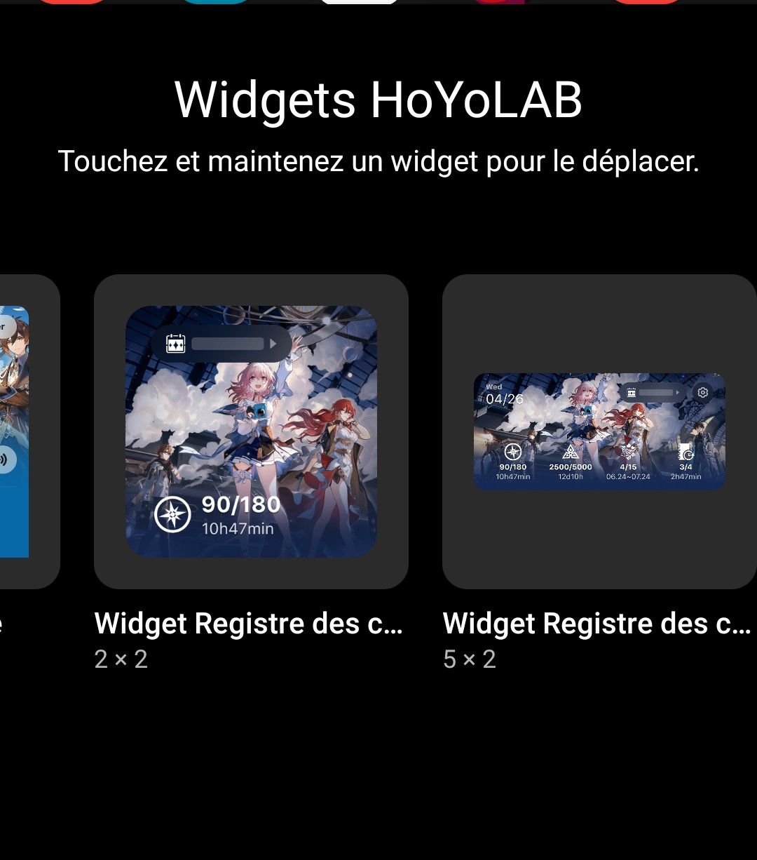 les widgets honkai Star rail Honkai: Star Rail | HoYoLAB