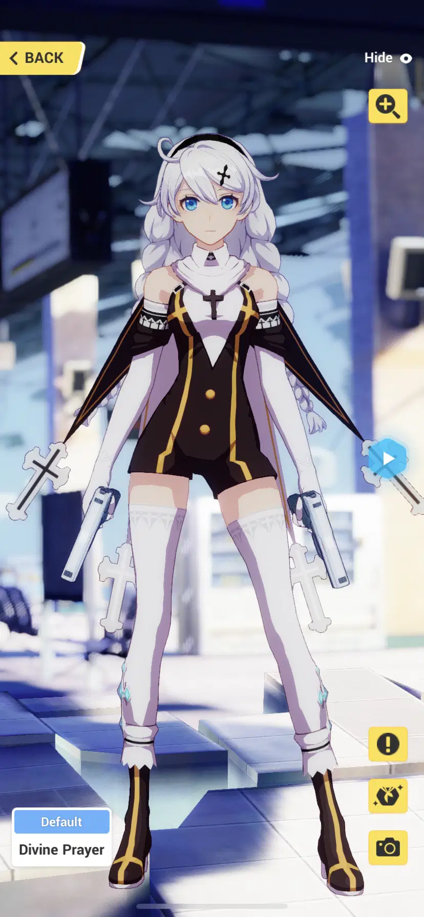 Day three of trying to get better at drawing : divine prayer Honkai ...