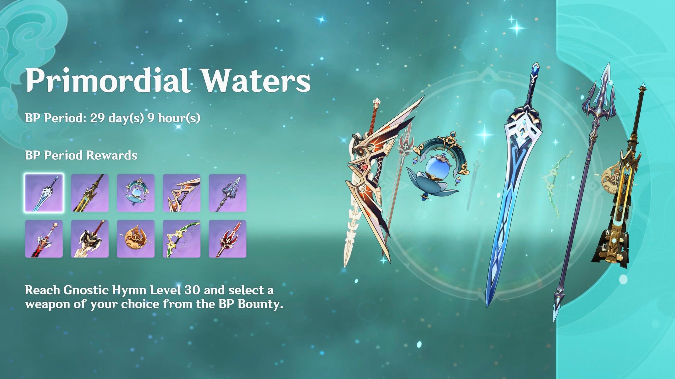 Which BP weapon do you like? Genshin Impact | HoYoLAB