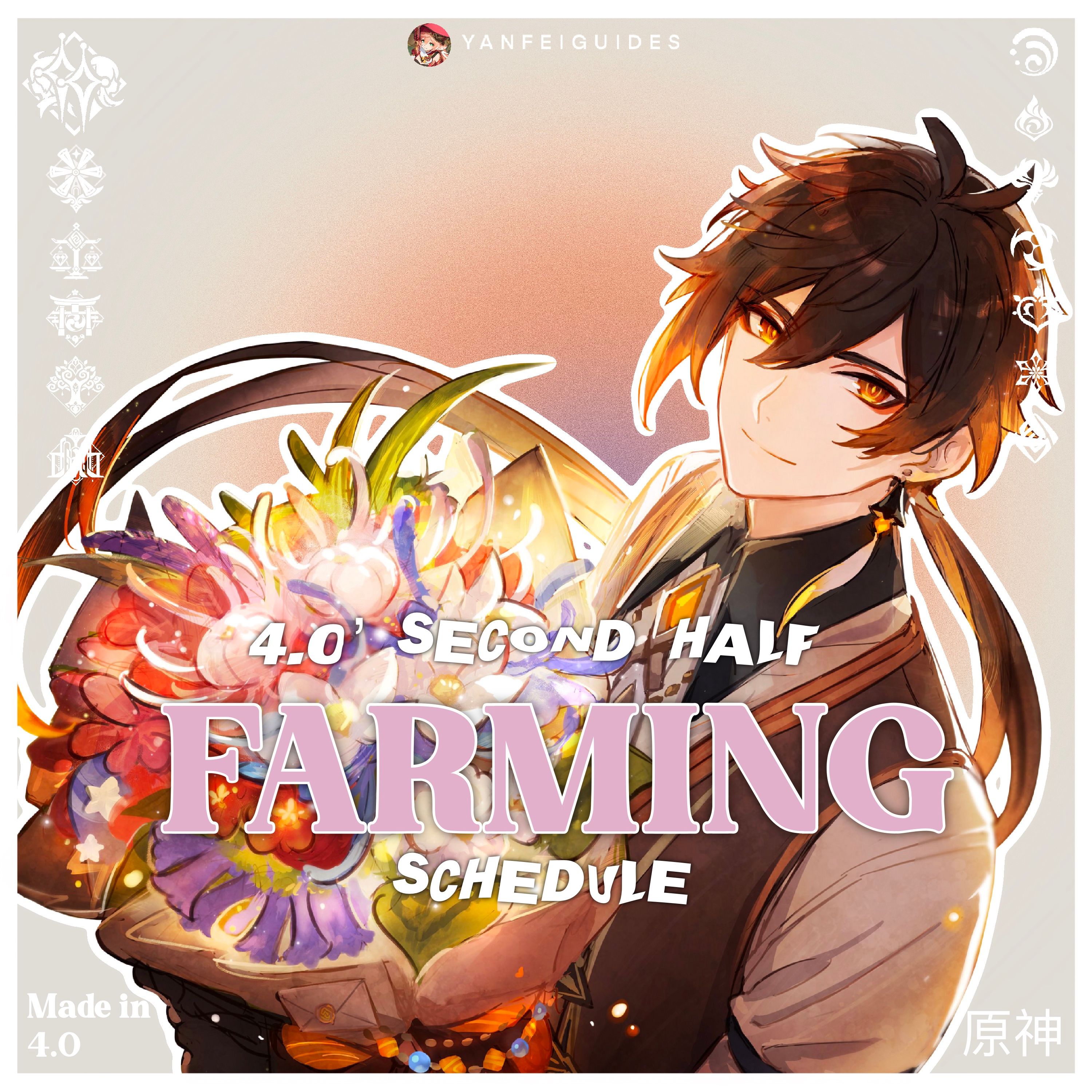 4.0’ SECOND HALF FARMING SCHEDULE Genshin Impact | HoYoLAB
