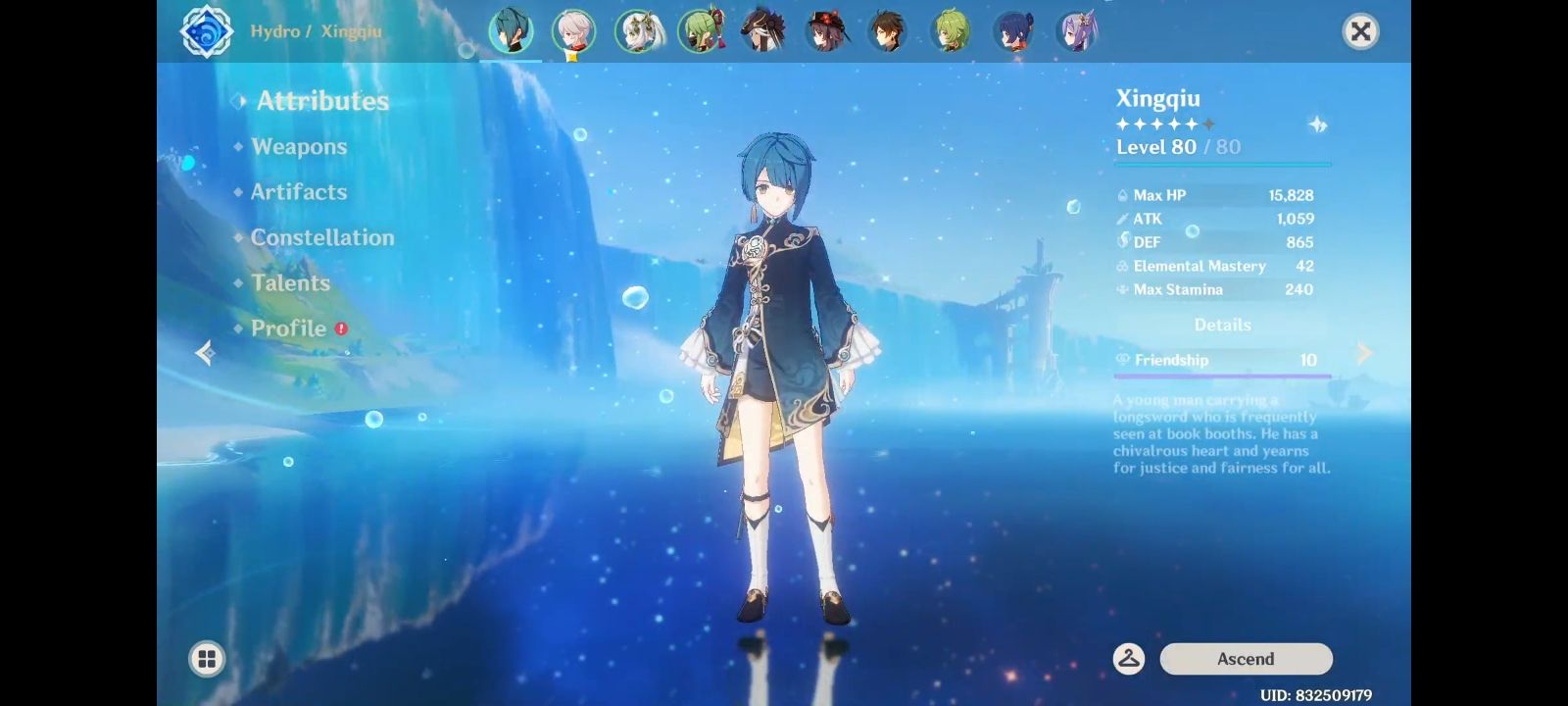 I FOUND A COOL BUG ON THE CHARACTER MENU SCREEN Genshin Impact | HoYoLAB