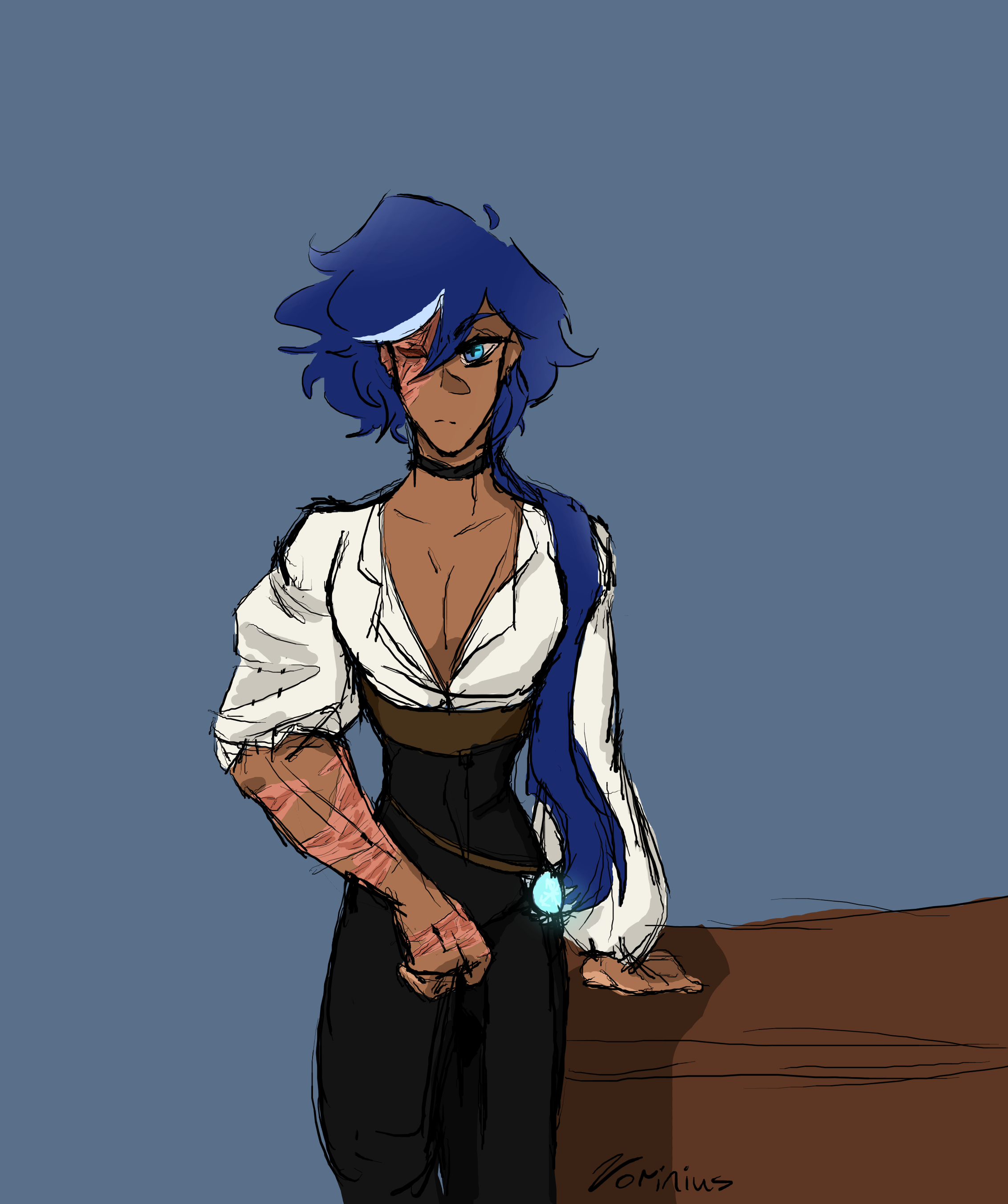 Kaeya with a missing eye Genshin Impact | HoYoLAB