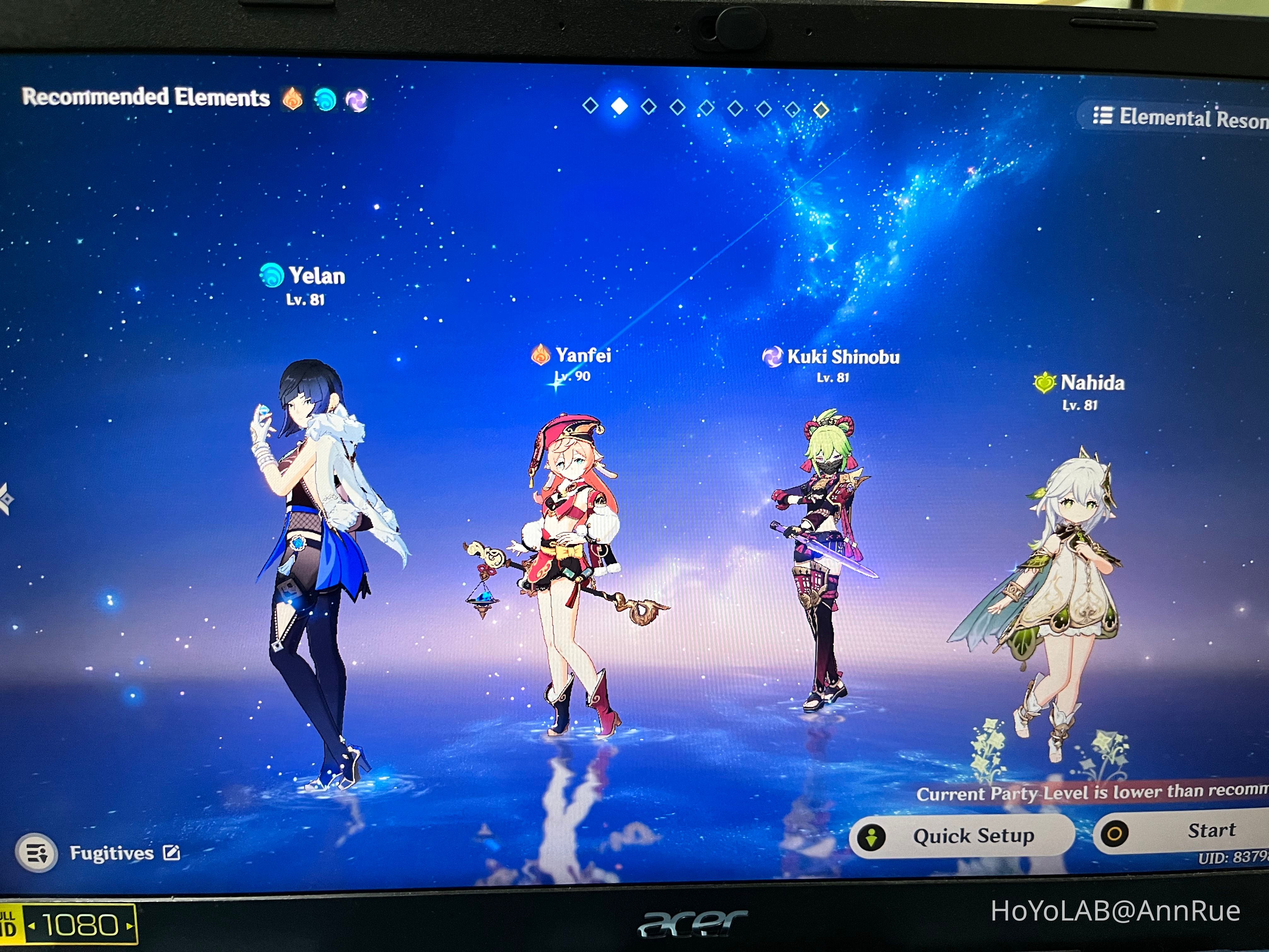Turning off auto location of character select screen Genshin Impact ...