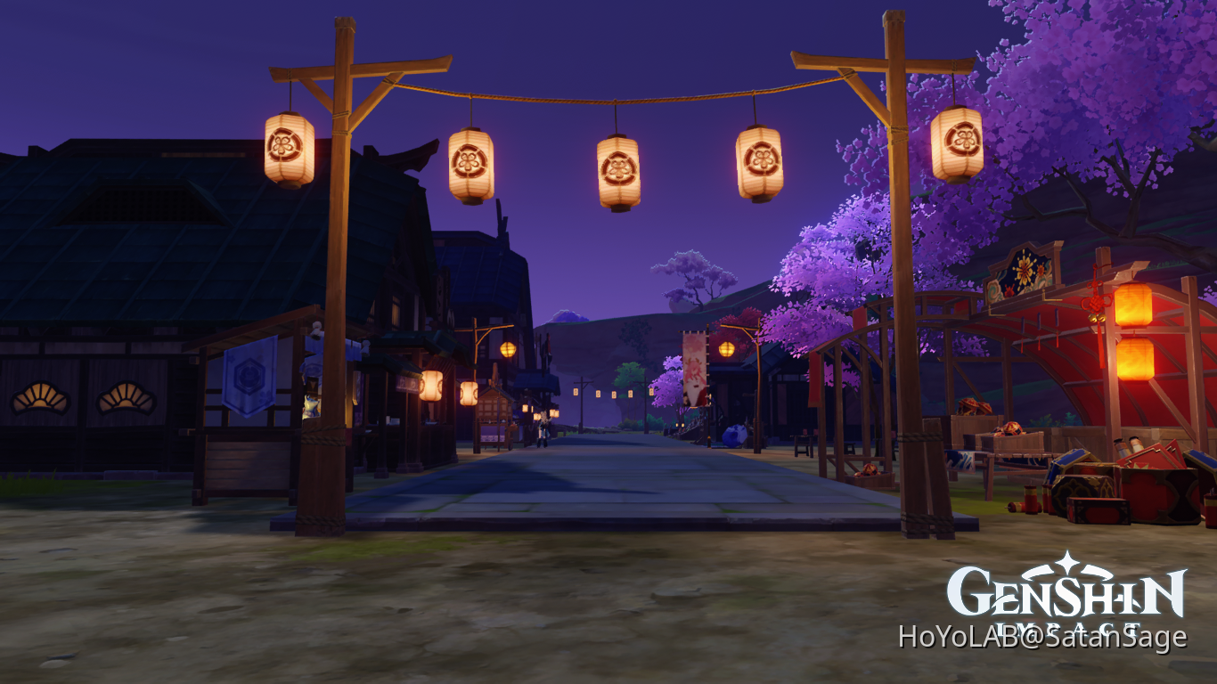 Inazuma shopping street in teapot Genshin Impact | HoYoLAB