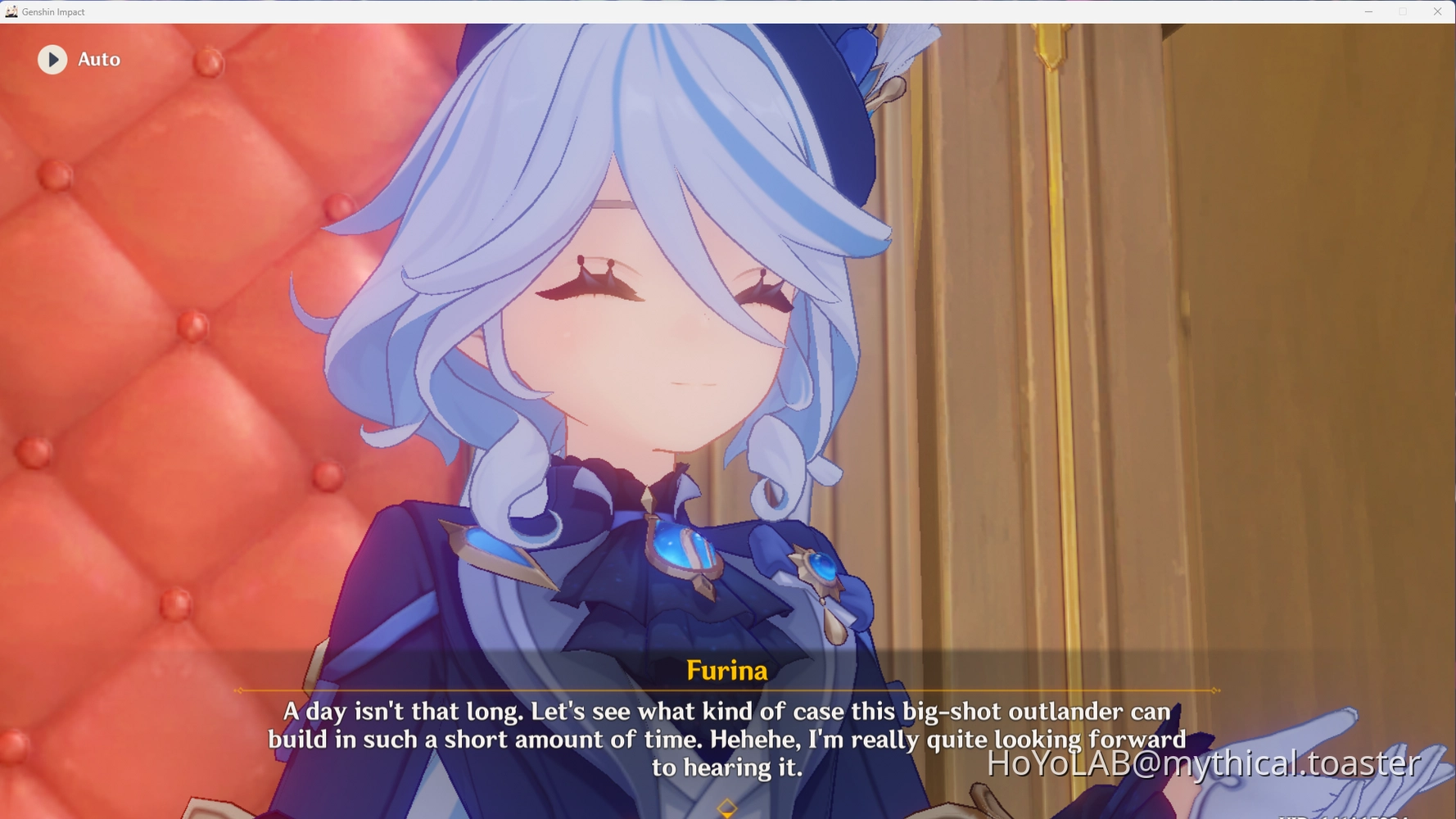bro is it just me or does lady furina look like a candy land character ...