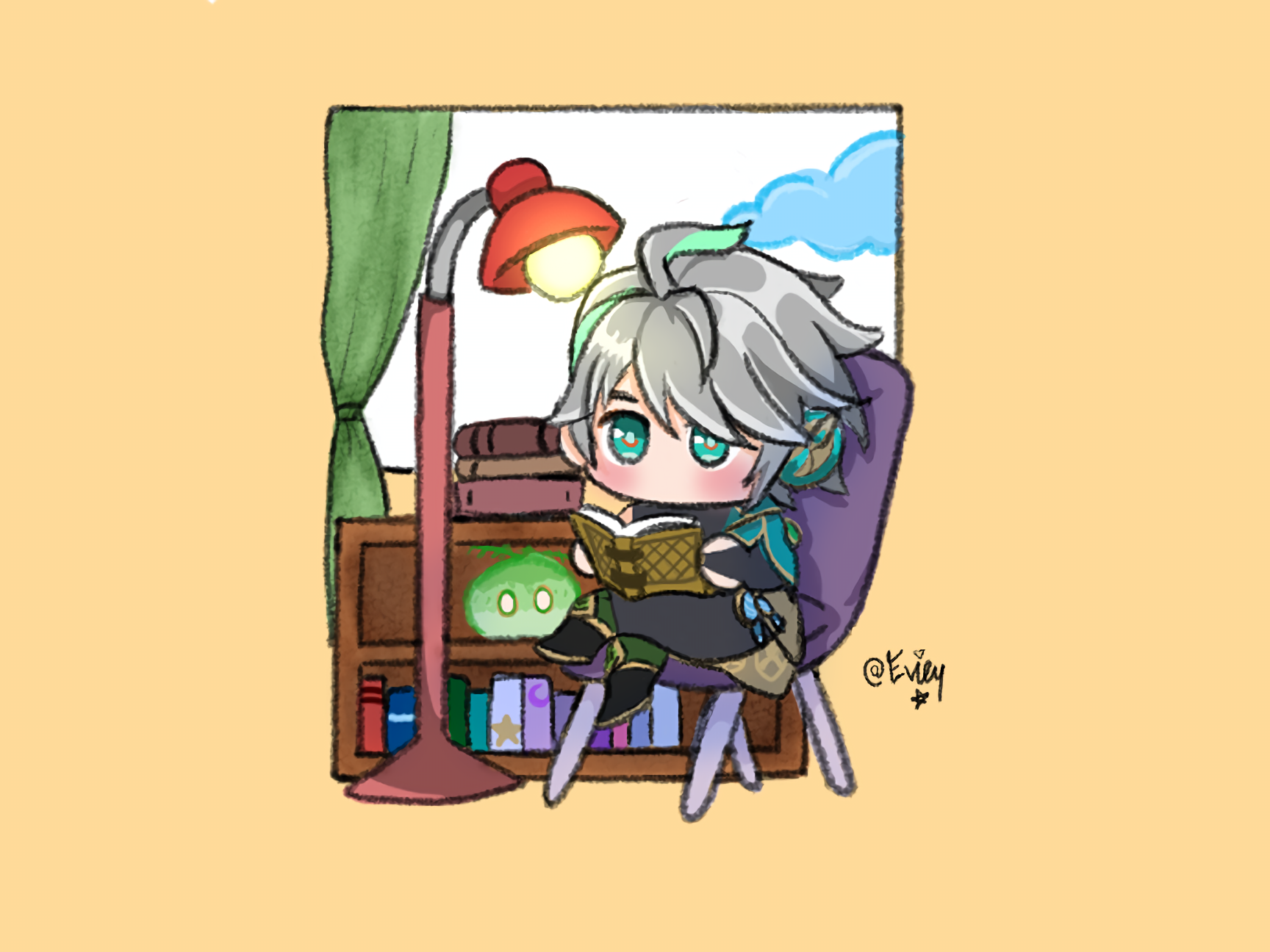 alhaitam chibi fanart Genshin Impact | HoYoLAB