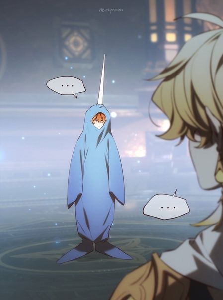 А вот и прекрасные мемчики с персонажами геншина ♡ но к сожелению я не знаю кто автор ы