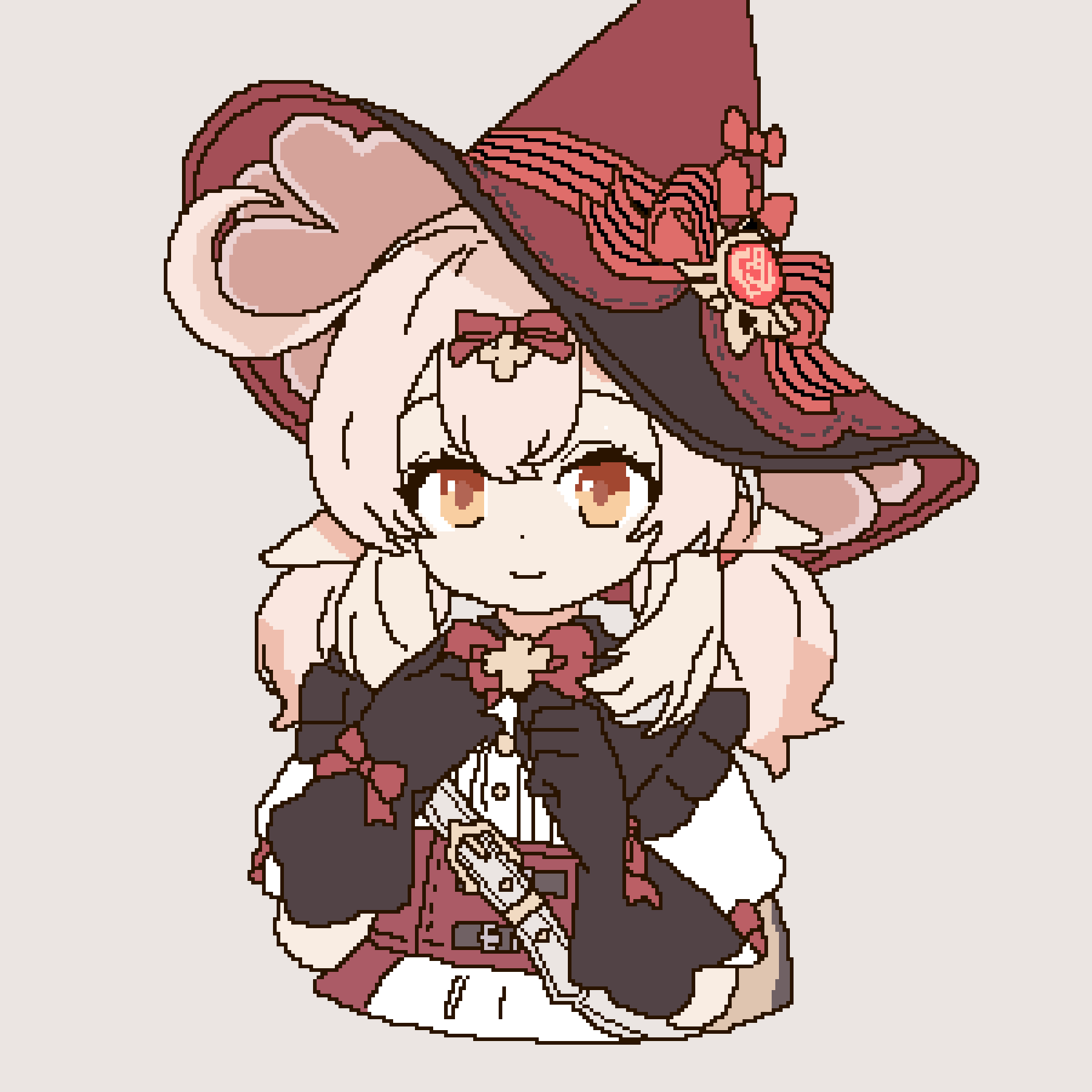 Klee pixel art Genshin Impact | HoYoLAB