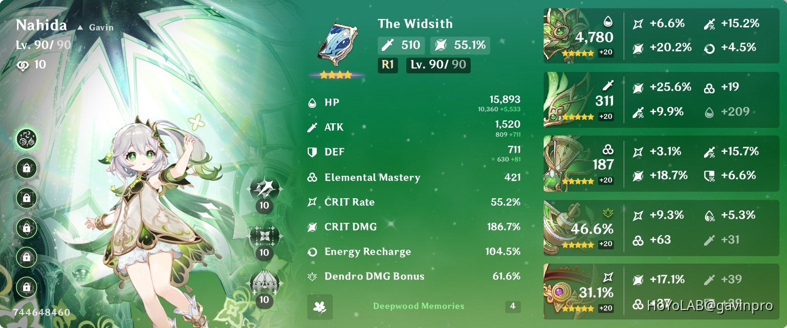 Dps Nahida build Genshin Impact | HoYoLAB