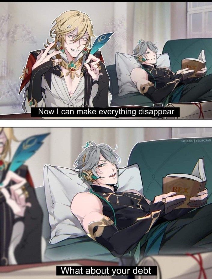 Kaveh disappearing things meme♾️ Genshin Impact | HoYoLAB