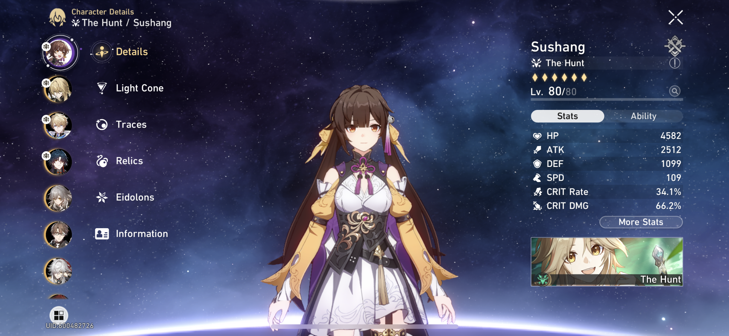 Sushang Showcase (Version 2) Honkai: Star Rail | HoYoLAB
