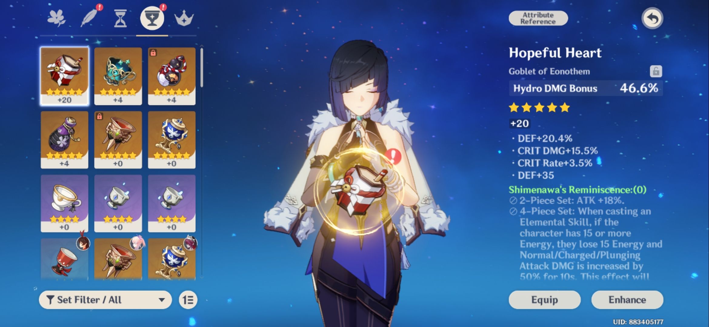 Who need def for hydro element? Genshin Impact | HoYoLAB