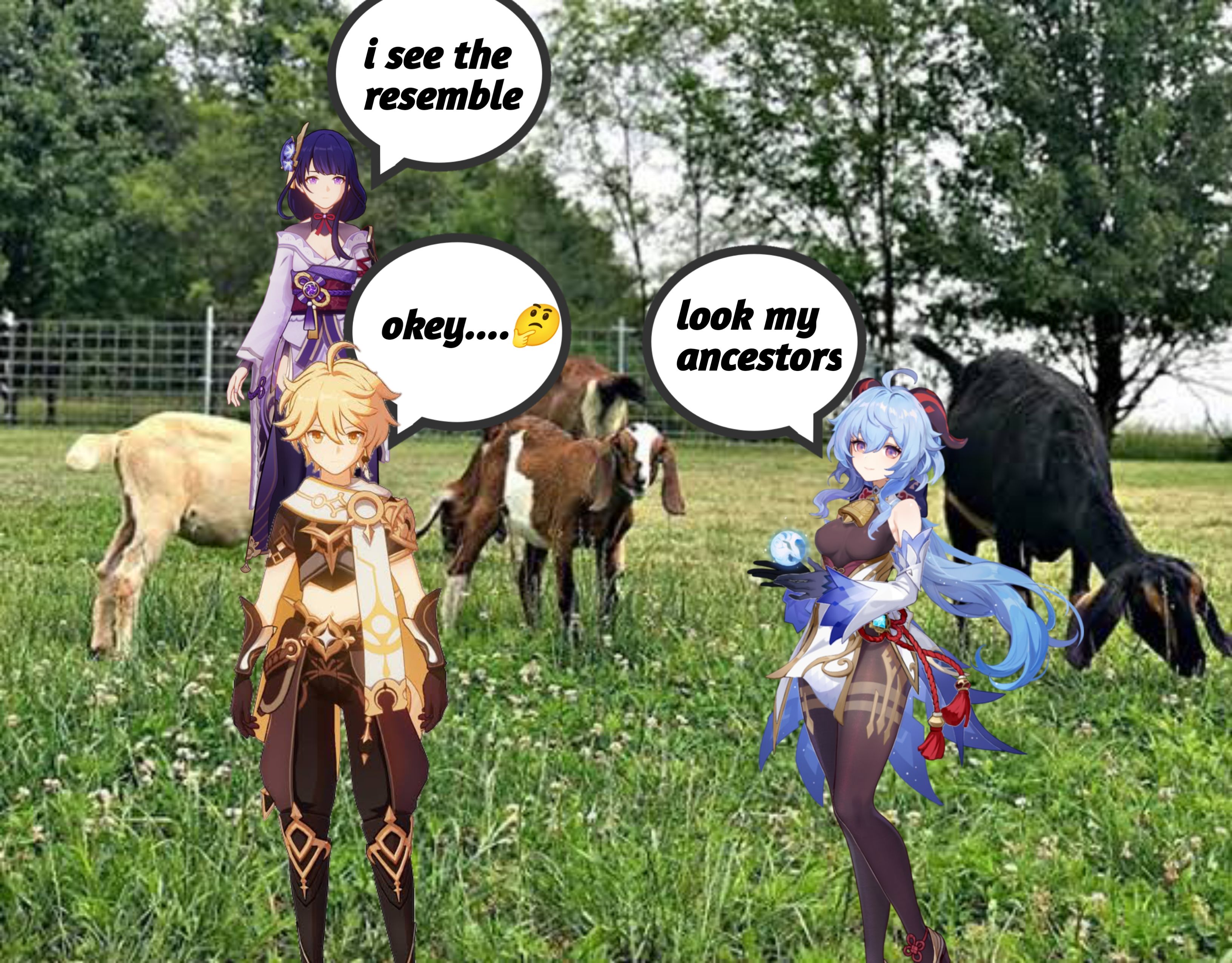 the evolution on goat😂 Genshin Impact | HoYoLAB