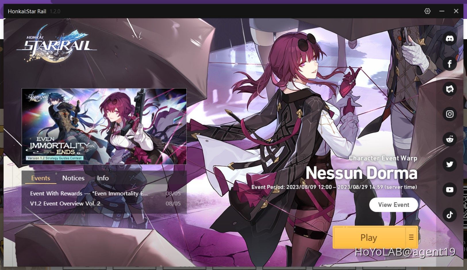 Kafka banner coming to a close Honkai: Star Rail | HoYoLAB