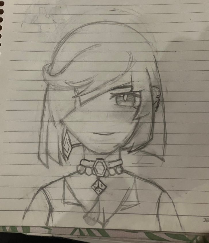 First time drawing Yelan Genshin Impact | HoYoLAB