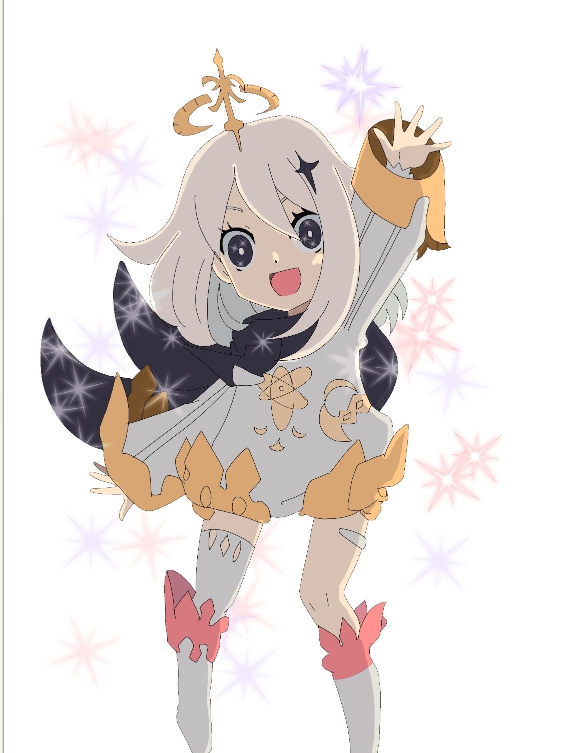 I drew Paimon Genshin Impact | HoYoLAB