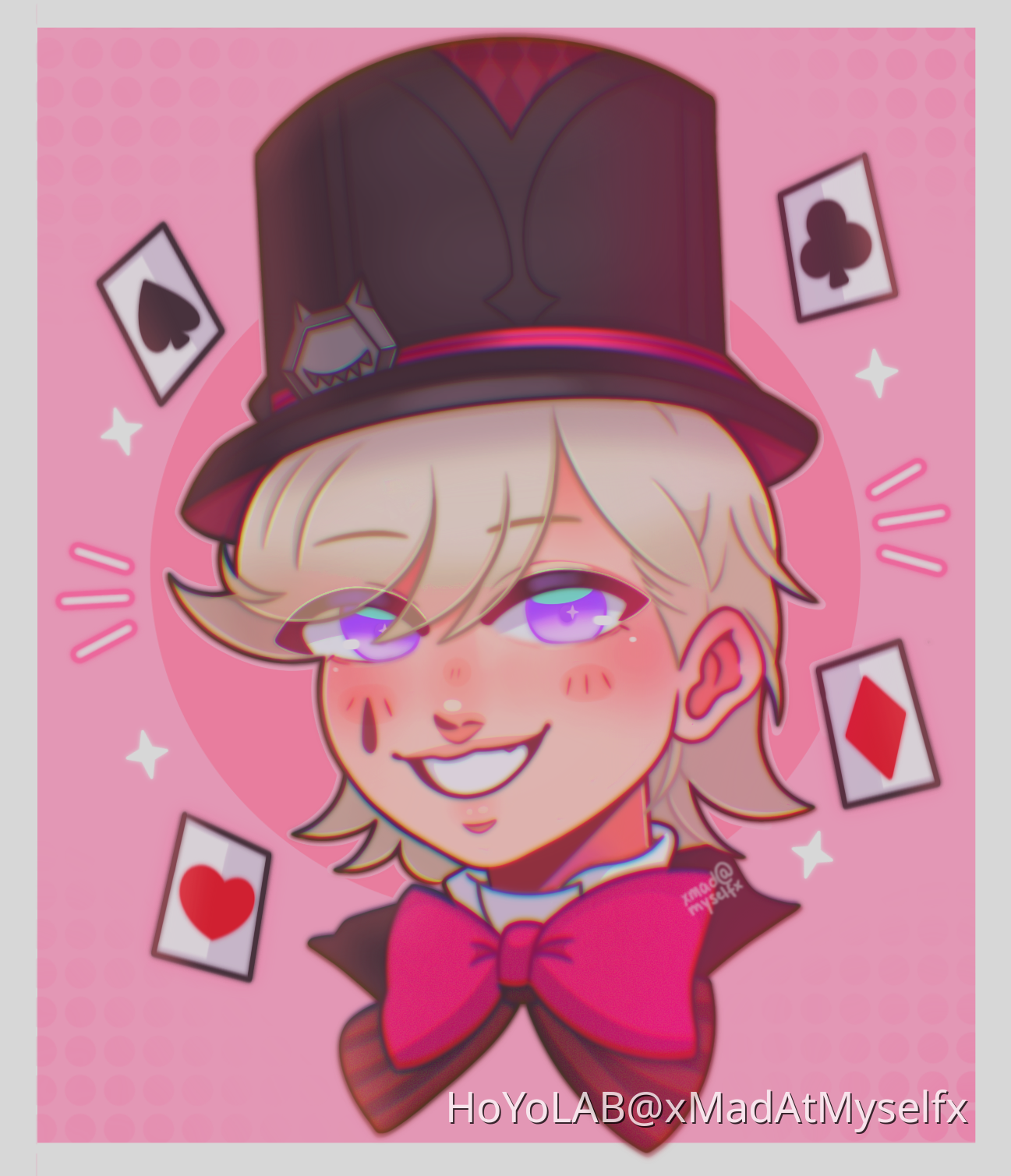 Colored Version of Lyney Genshin Impact | HoYoLAB