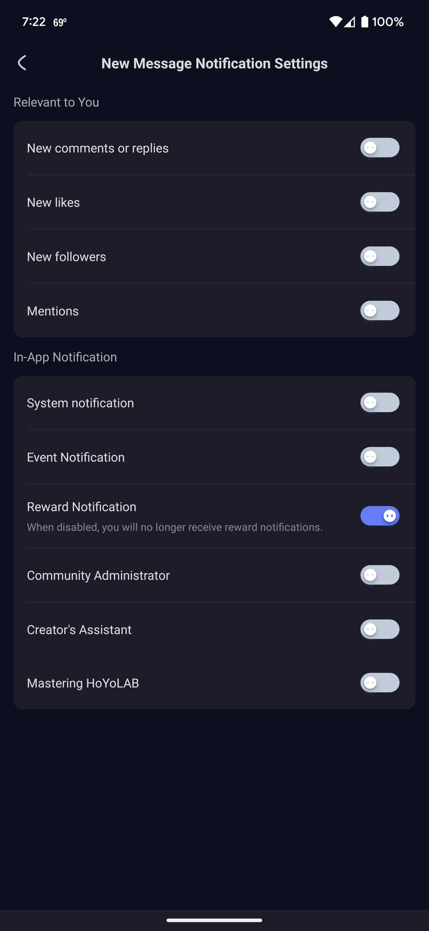 How do I stop receiving a bunch of notifications every day? | HoYoLAB