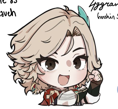 Me + Kaveh sticker Genshin Impact | HoYoLAB