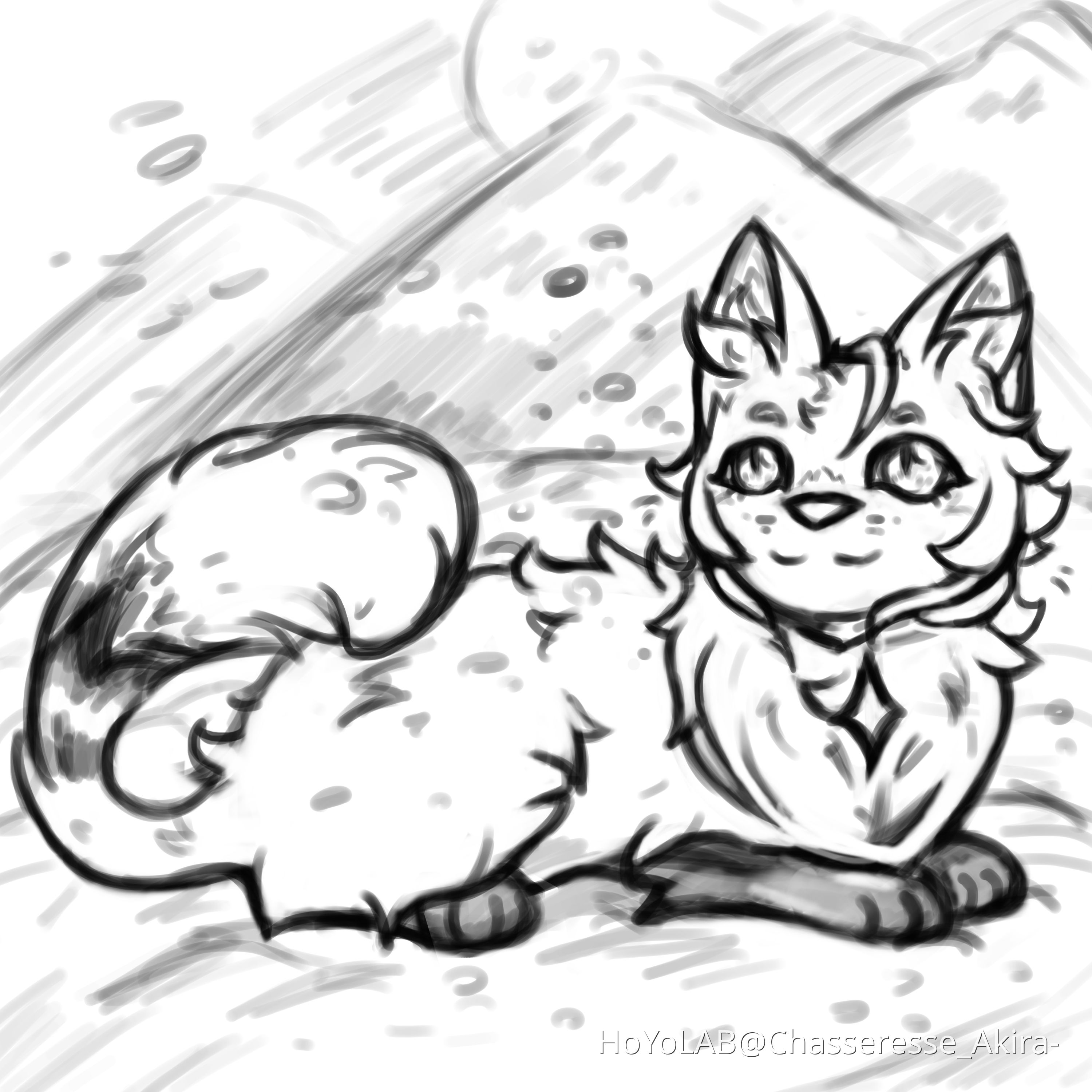 Catbedo (Albedo as a cat) Genshin Impact | HoYoLAB