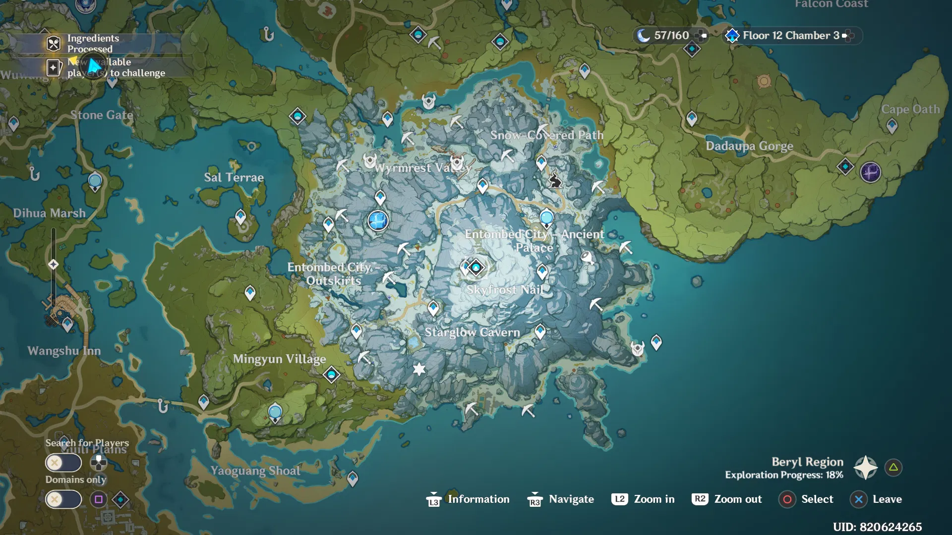 Dragonspine Farming Map Genshin Impact | HoYoLAB