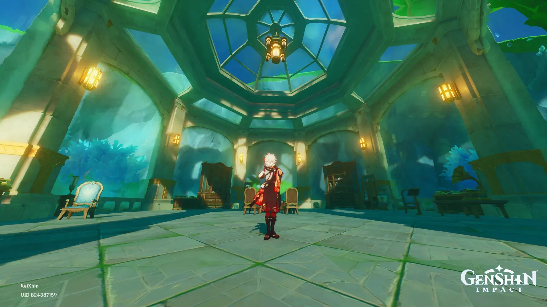 mysterious underwater building with music Genshin Impact | HoYoLAB