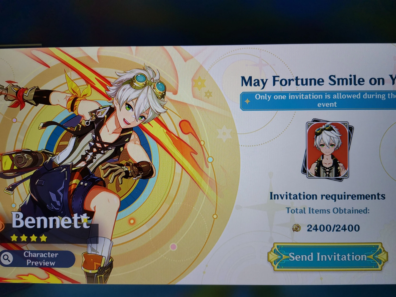 Need your opinion on c6 Bennett Genshin Impact | HoYoLAB