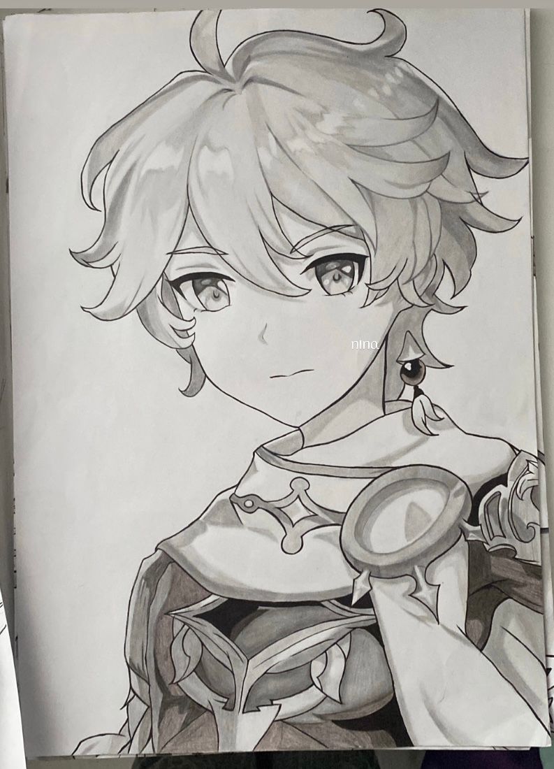 here’s a drawing of aether!! Genshin Impact | HoYoLAB