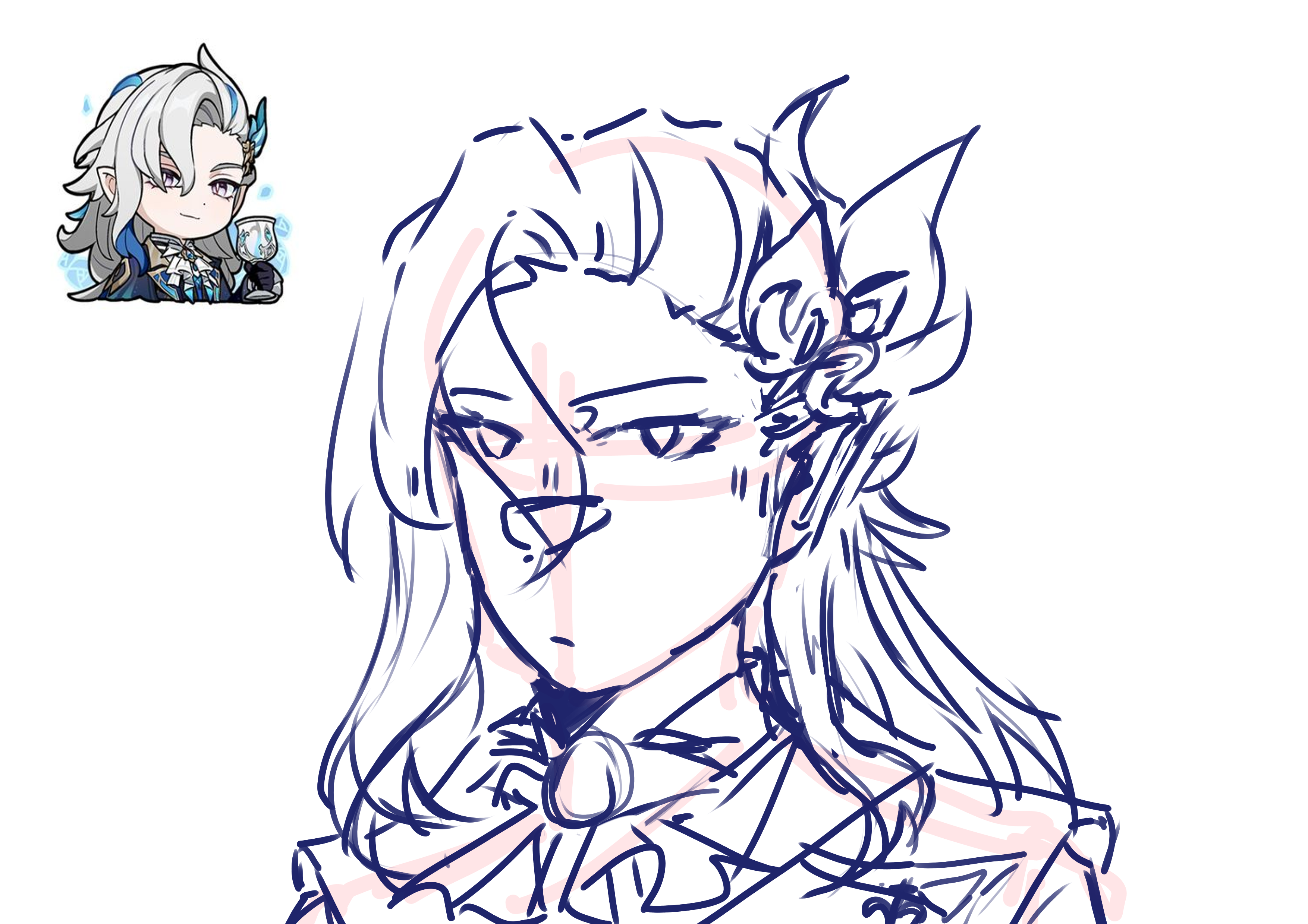 Neuvillette sketch Genshin Impact | HoYoLAB