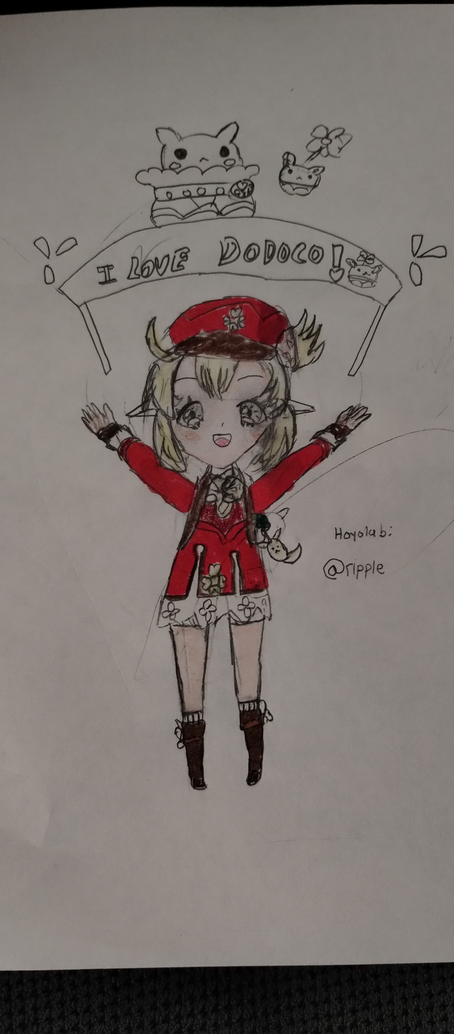 Unprofessional Klee Drawing Genshin Impact | HoYoLAB