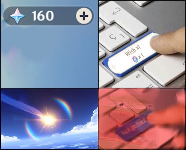 me everytime while building pity 😔 : Genshin Impact | HoYoLAB