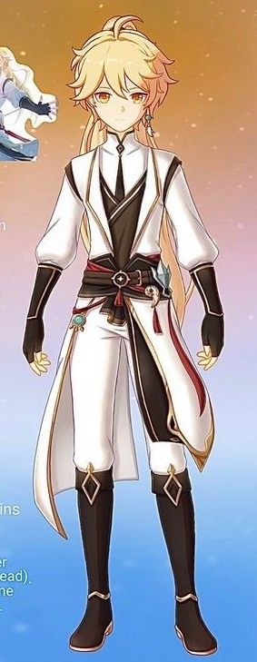 Salut, voici un nouveau skin d'aether, qu'en pensez vous ? Genshin ...