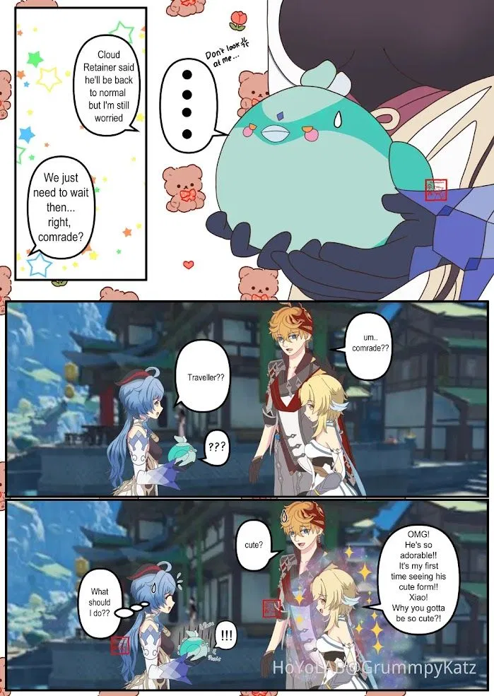 Xiaolumi + A bit of Chilumi Comic! Genshin Impact | HoYoLAB
