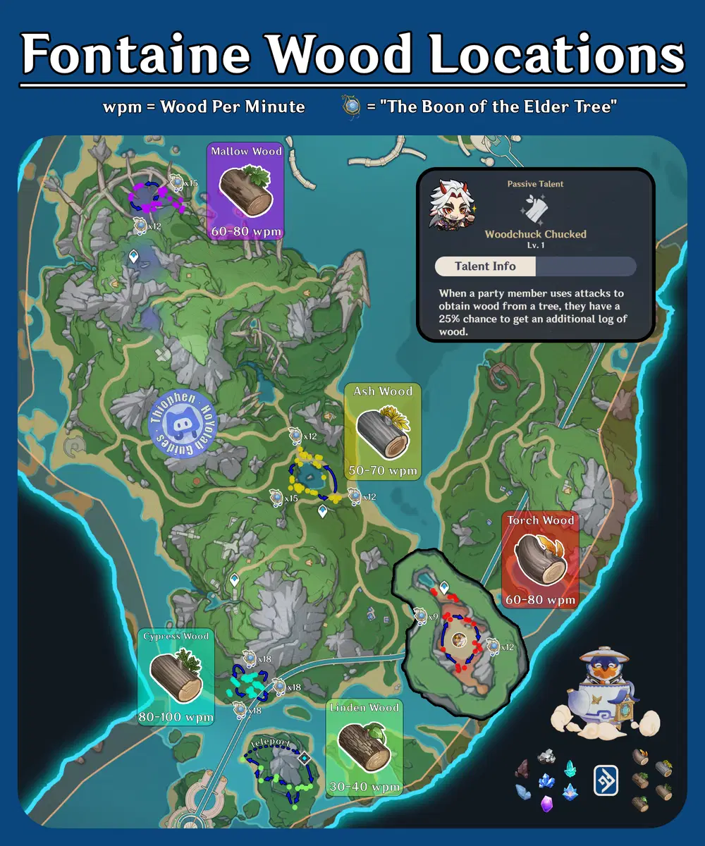 [4.0] Fontaine Wood Locations Genshin Impact | HoYoLAB