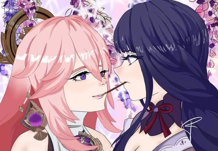 Yae Miko X Ei Genshin Impact Hoyolab 2831