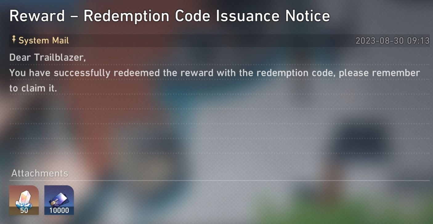 New Redemption Code Honkai: Star Rail | HoYoLAB