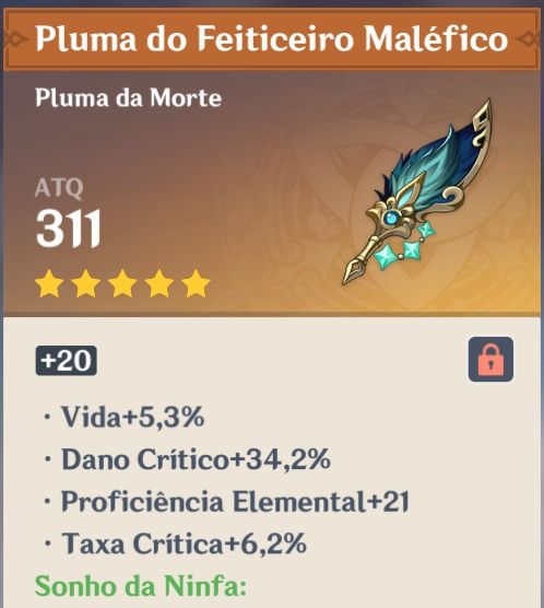 Meu melhor artefato até agora, acho que tive sorte né... Genshin Impact ...