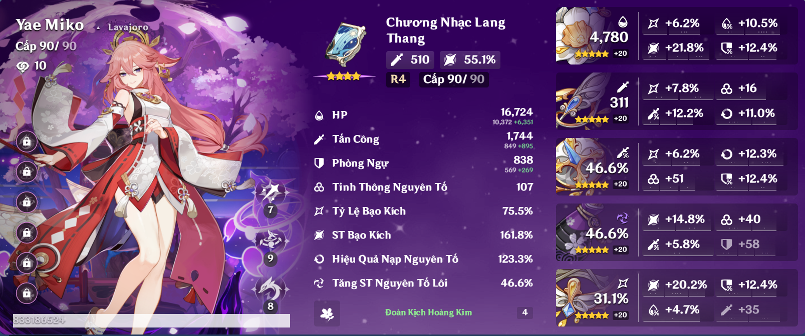 Miko đã build bộ tdv mới của Fortaine, các bạn góp ý xem ổn chưa? Genshin Impact | HoYoLAB