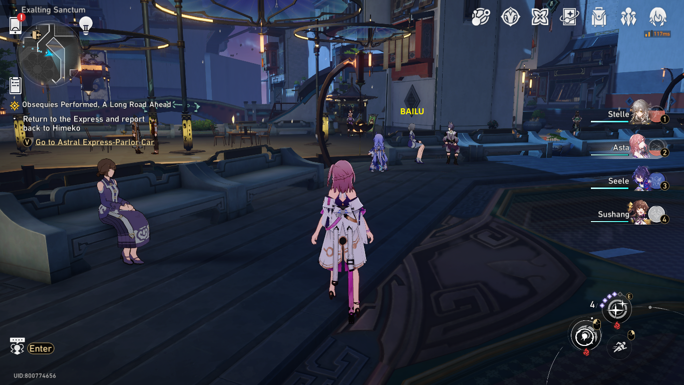 Optional Dialogue of Xianzhou Luofu Characters Location Honkai: Star ...