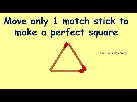 Move only match stick to make a perfect square | HoYoLAB