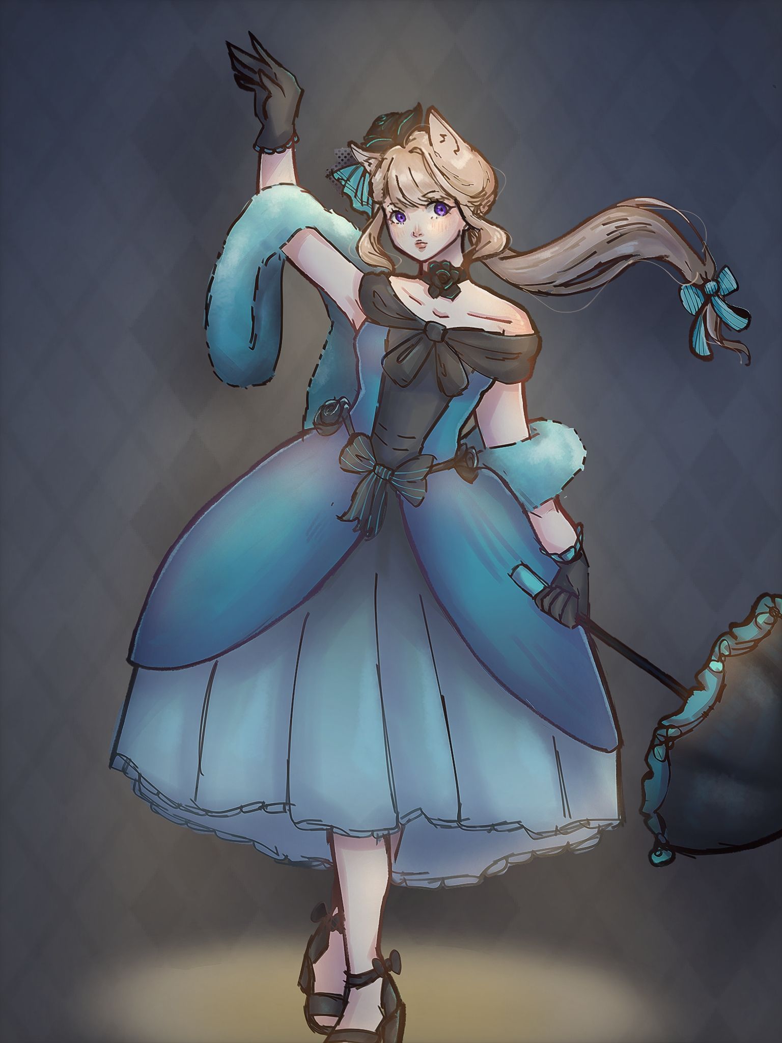 Drawing lynette in fontaine cloths Genshin Impact | HoYoLAB