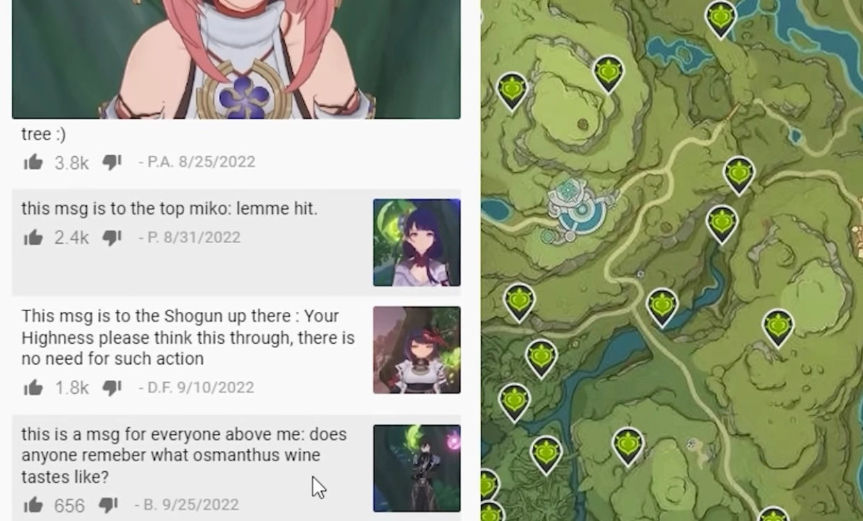 GENSHIN INTERACTIVE MAP IM WHEEZING HELP Genshin Impact | HoYoLAB