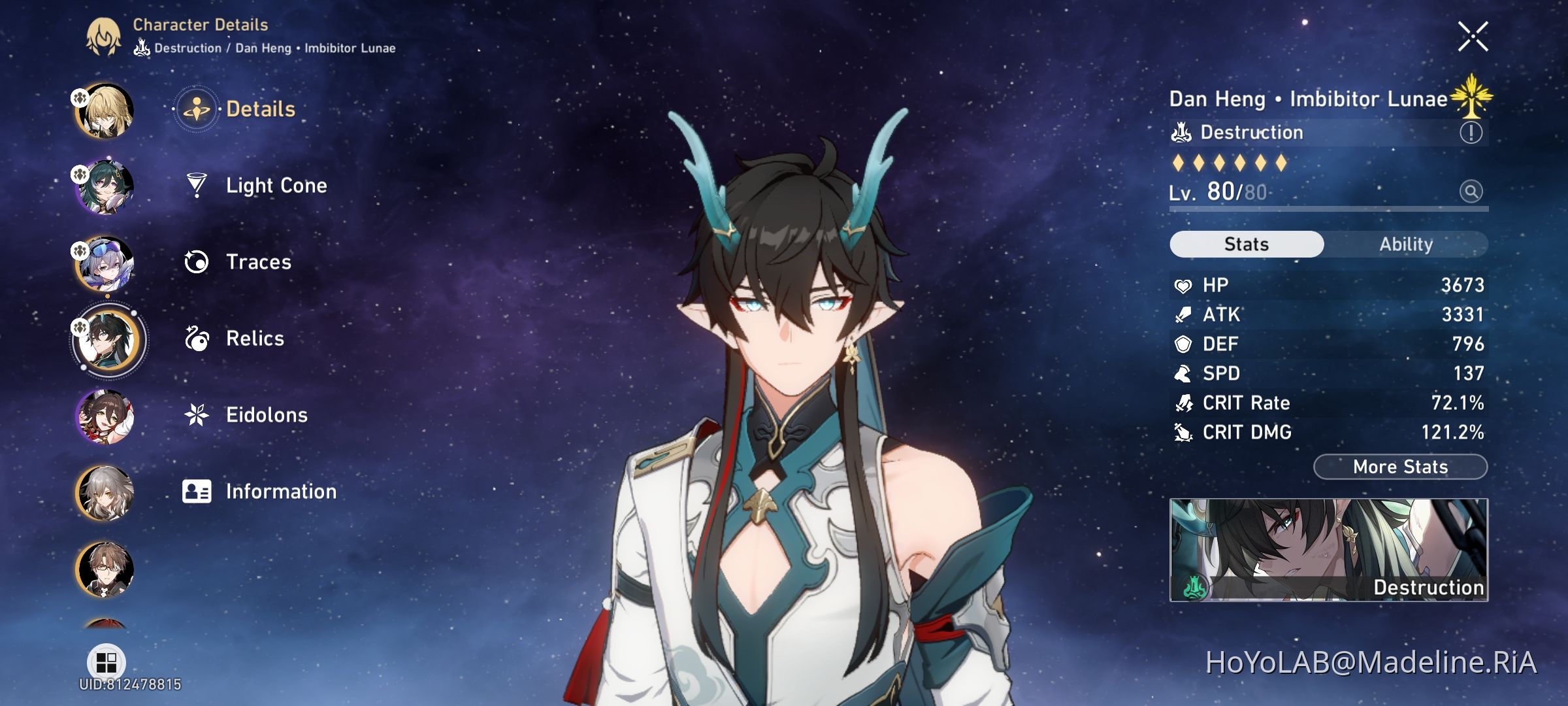 My DHIL Build (f2p) Honkai: Star Rail | HoYoLAB