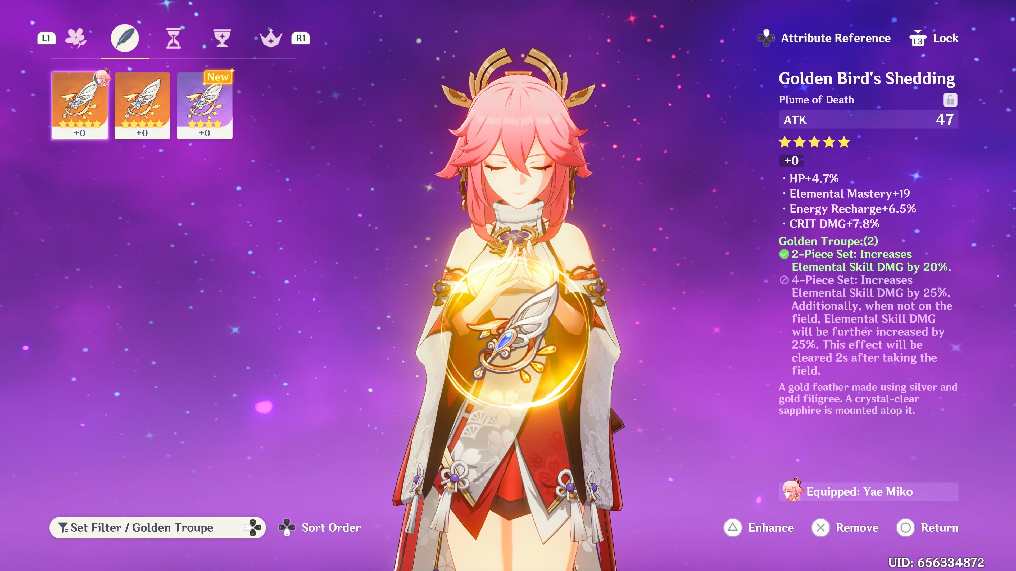 Excited to see how Yae performs with this new artifact set! Genshin ...
