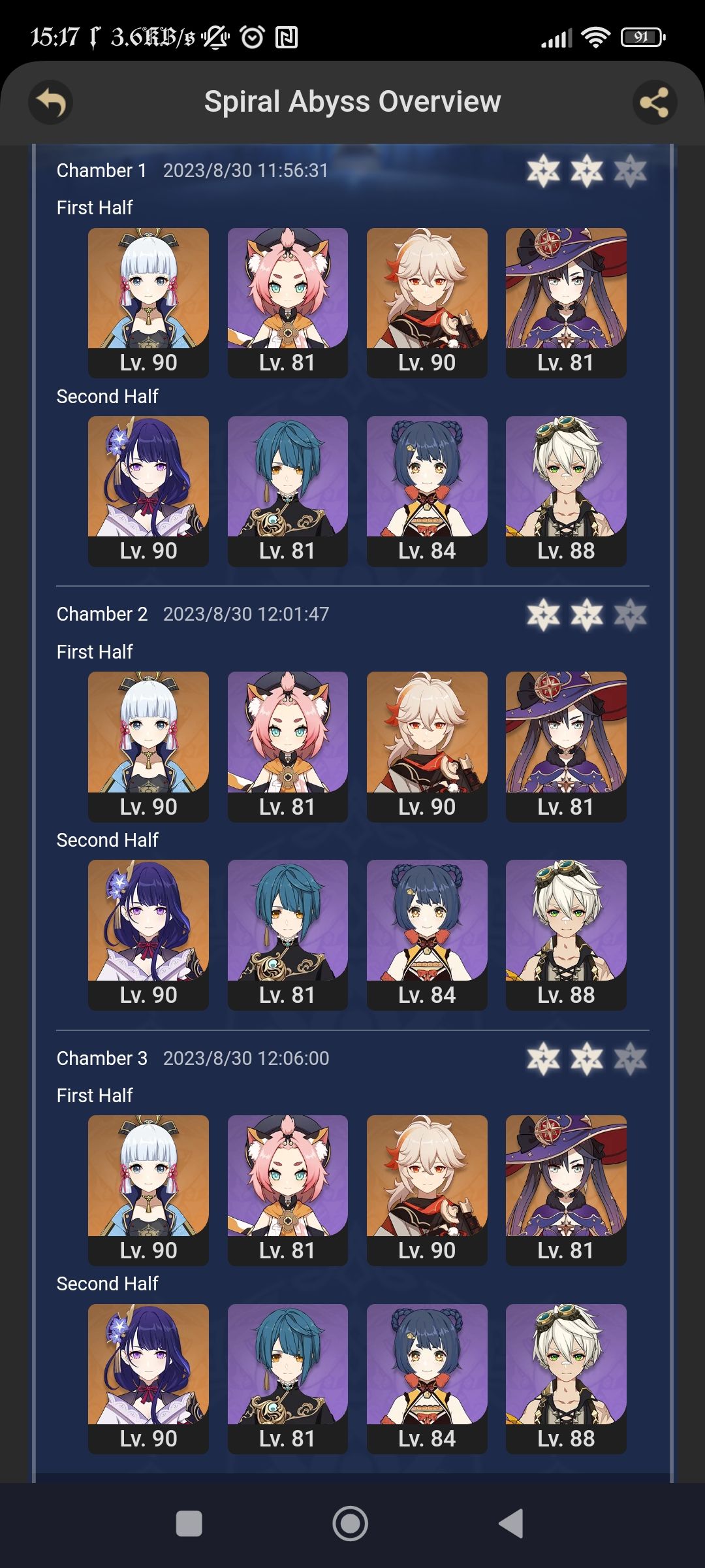 Spiral abyss 12 as a F2P 9th month Genshin Impact | HoYoLAB